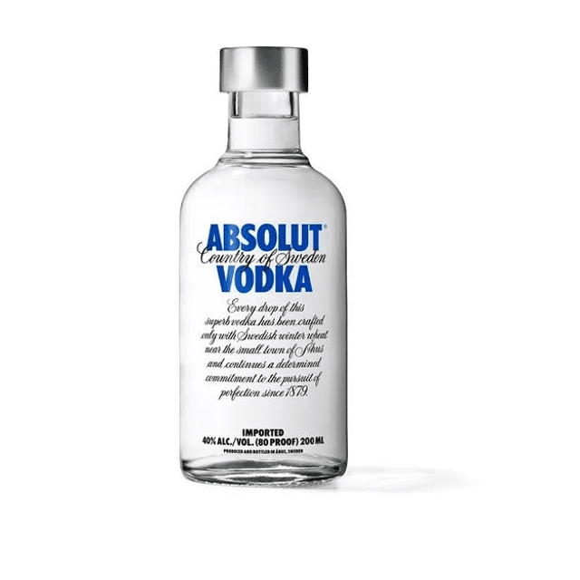 Vodka Absolut baby - 200ml | MEU VINHO BH
