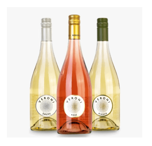 KIT Trio Veroni Essencial (Rosé, Sauvi e Bianco 750ml) | MEU VINHO BH