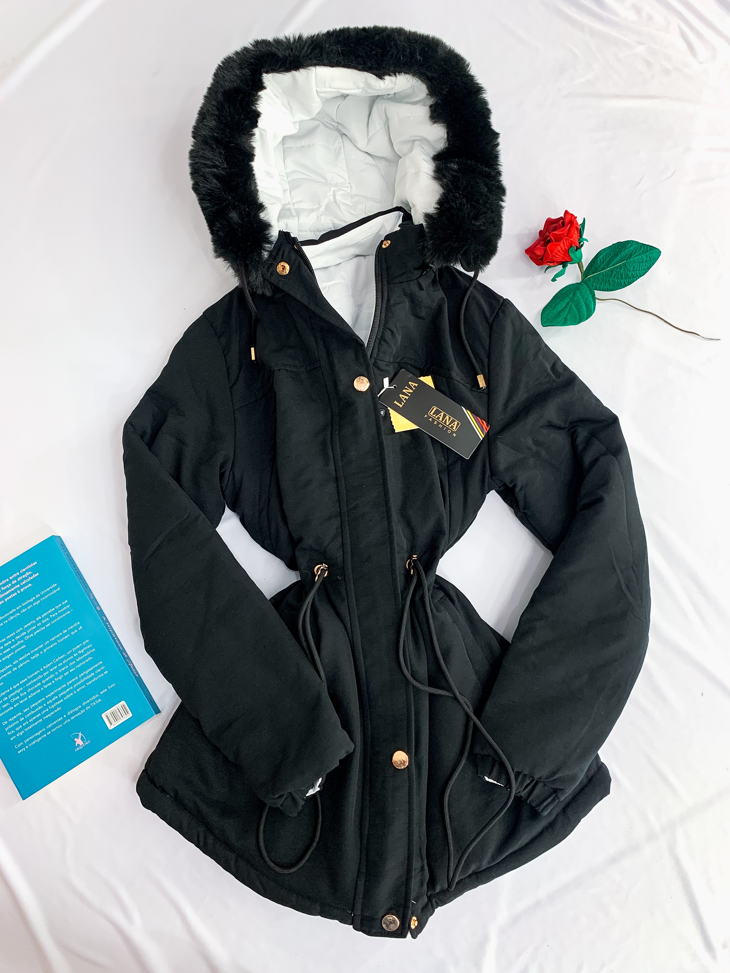 Parka dupla face bi color | Bella Darc Boutique
