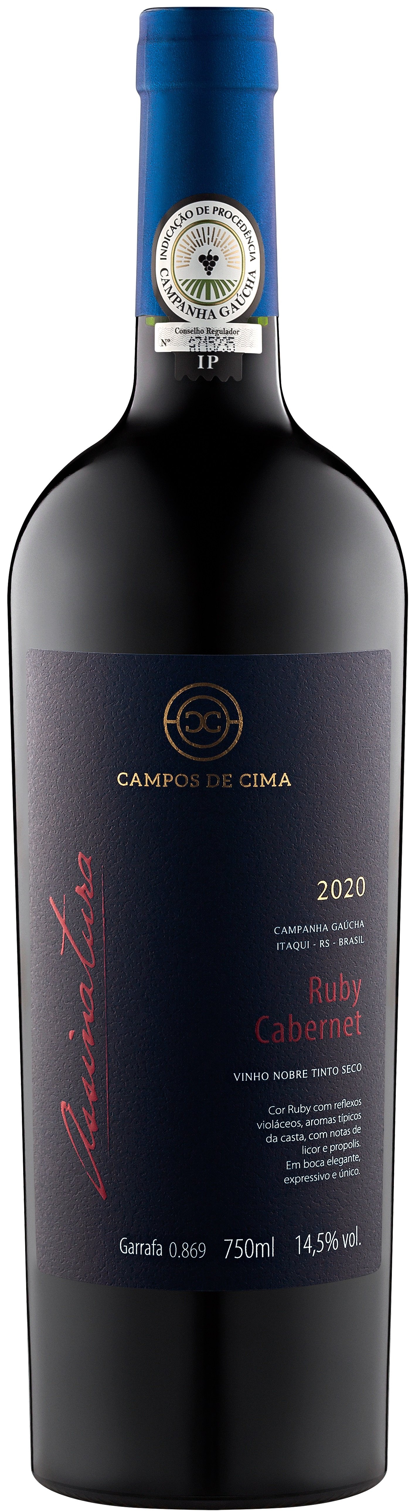 Vinho Campos de Cima Assinatura Ruby Cabernet 750 ml | Vino Verace