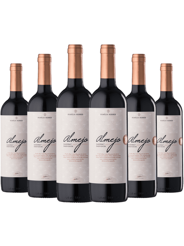 Caixa de Vinho Família Bebber Almejo Cabernet Sauvignon com 6 garrafas ...