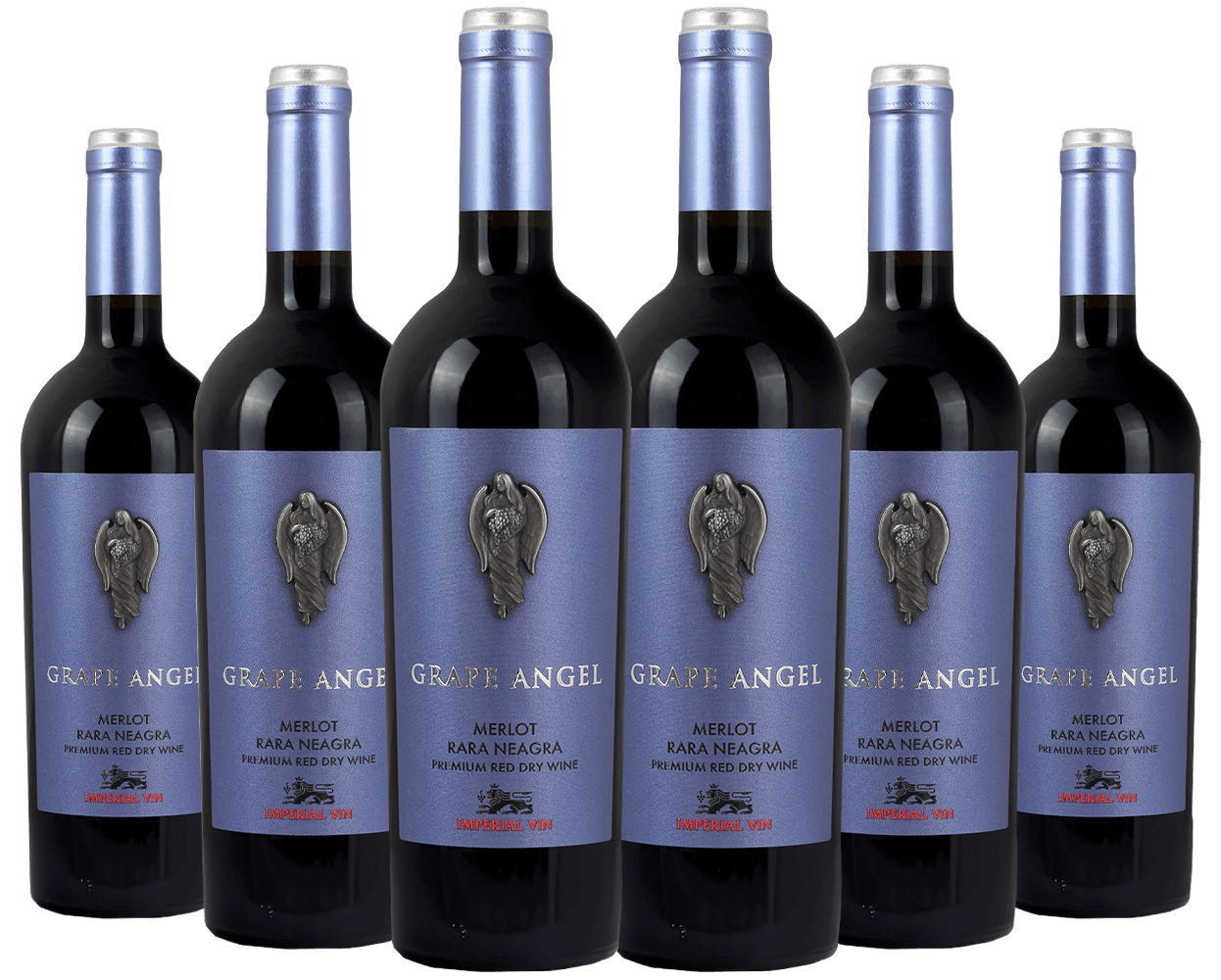 Caixa de Vinho Imperial Vin Grape Angel Premium Merlot & Rara Neagra ...
