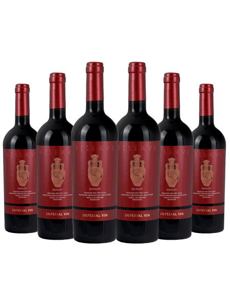 Caixa de Vinho Imperial Vin Reserve Merlot com 6 garrafas | Vino Verace
