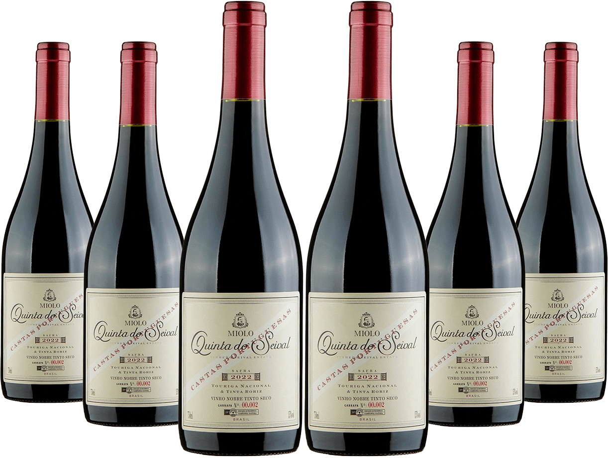 Caixa de Vinho Miolo Quinta do Seival Castas Portuguesas com 6 garrafas | Vino Verace