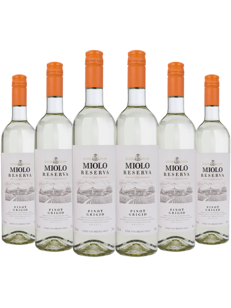 Caixa de Vinho Miolo Reserva Pinot Grigio com 6 garrafas | Vino Verace