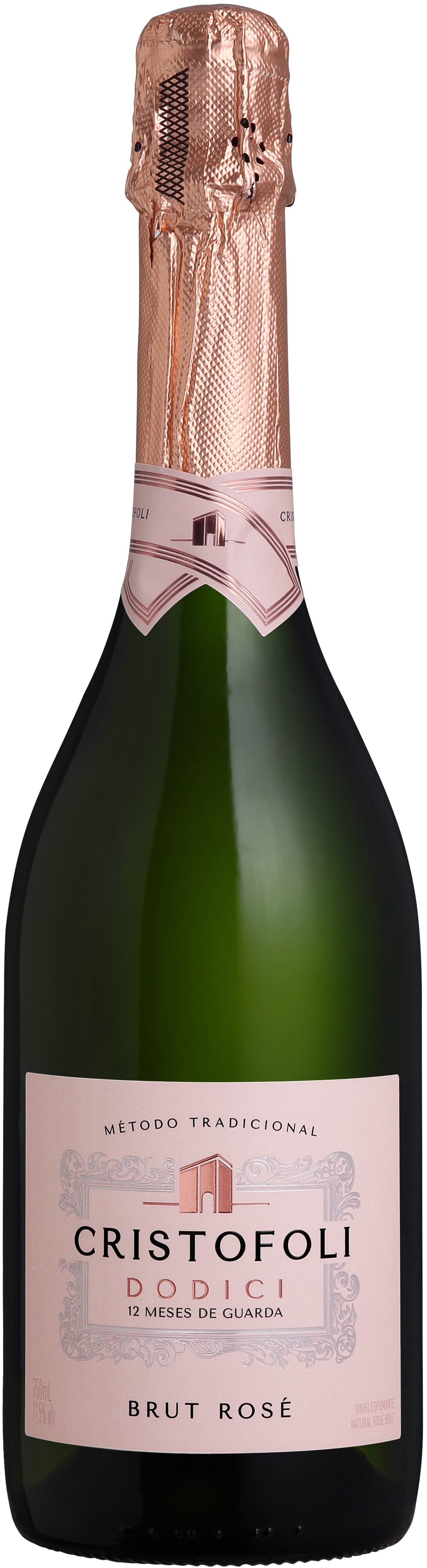 Espumante Cristofoli Dodici Brut Rosé 12 Meses 750 ml | Vino Verace