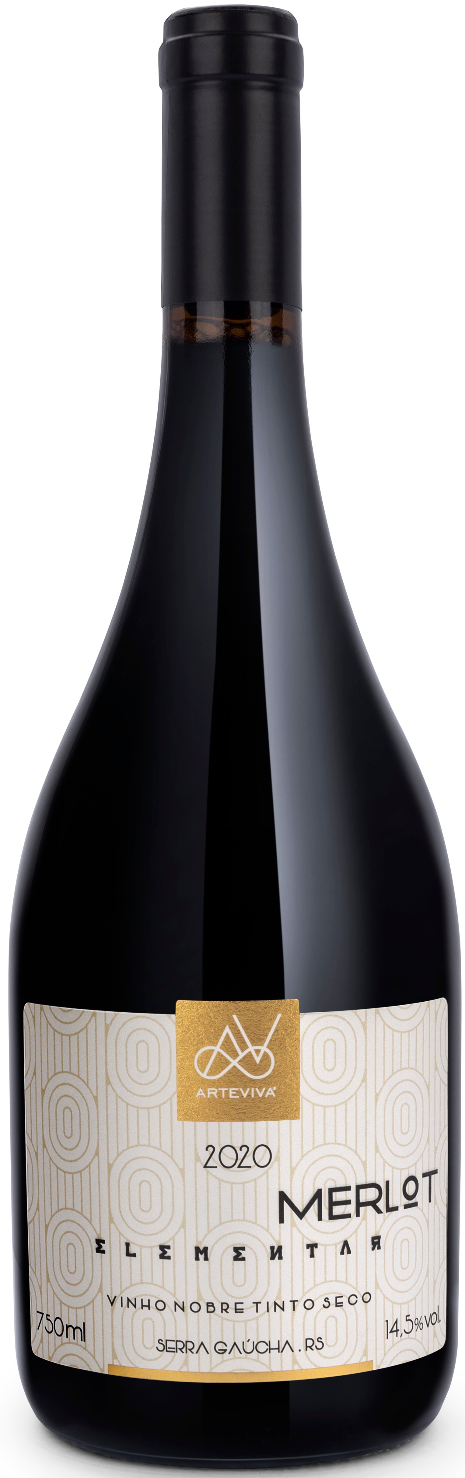 Vinho Arte Viva Elementar Merlot 750 ml | Vino Verace