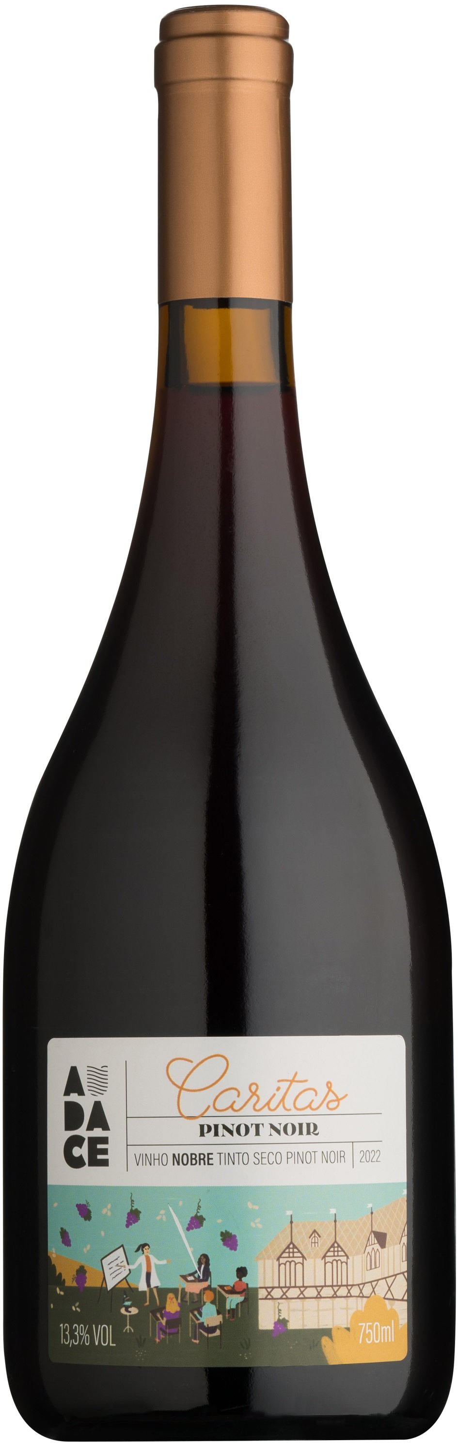 Vinho Audace Caritas Pinot Noir Oaked 750 ml | Vino Verace