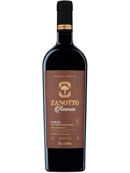 Vinho Zanotto Reserva Corte 750 ml | Vino Verace