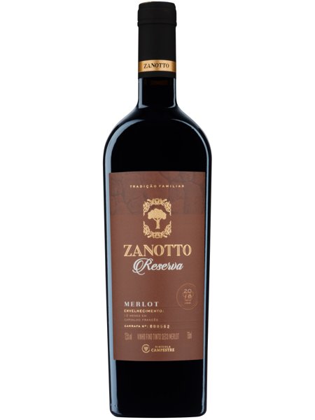 Vinho Zanotto Reserva Merlot 750 ml | Vino Verace
