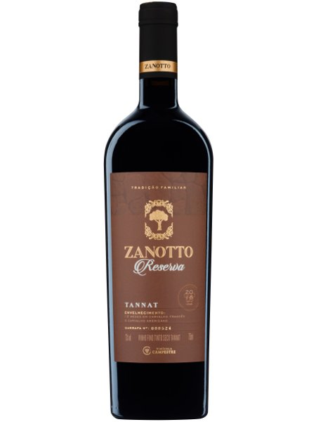 Vinho Zanotto Reserva Tannat 750 ml | Vino Verace