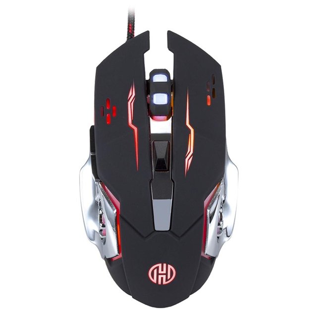 Mouse Gamer Hoopson, RGB, 6 Botões, 2400DPI - GT-1100 | INFO 2000