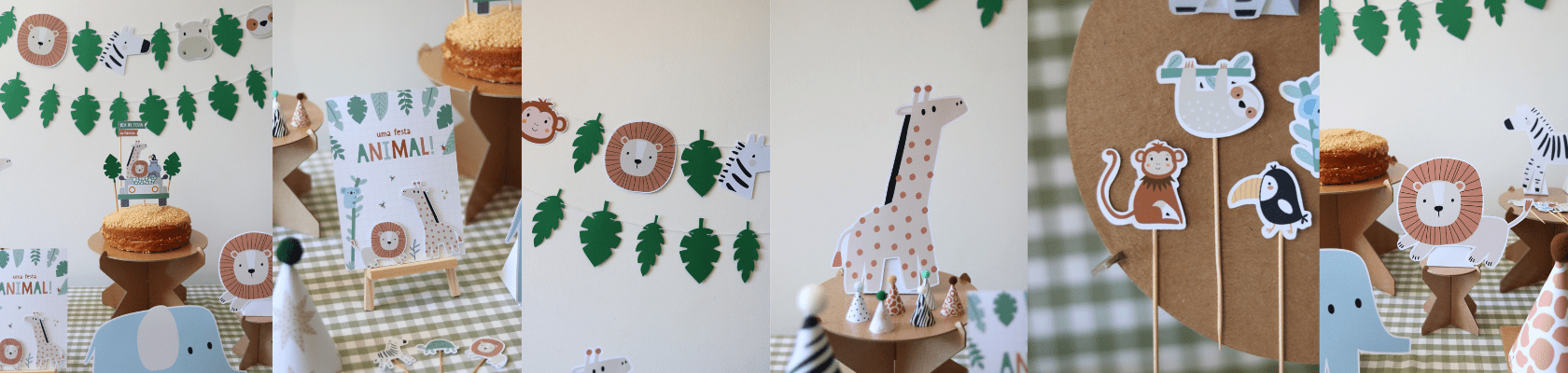 Safari | 🎉 OPA Festas | Decoração Criativa e Prática para Festas