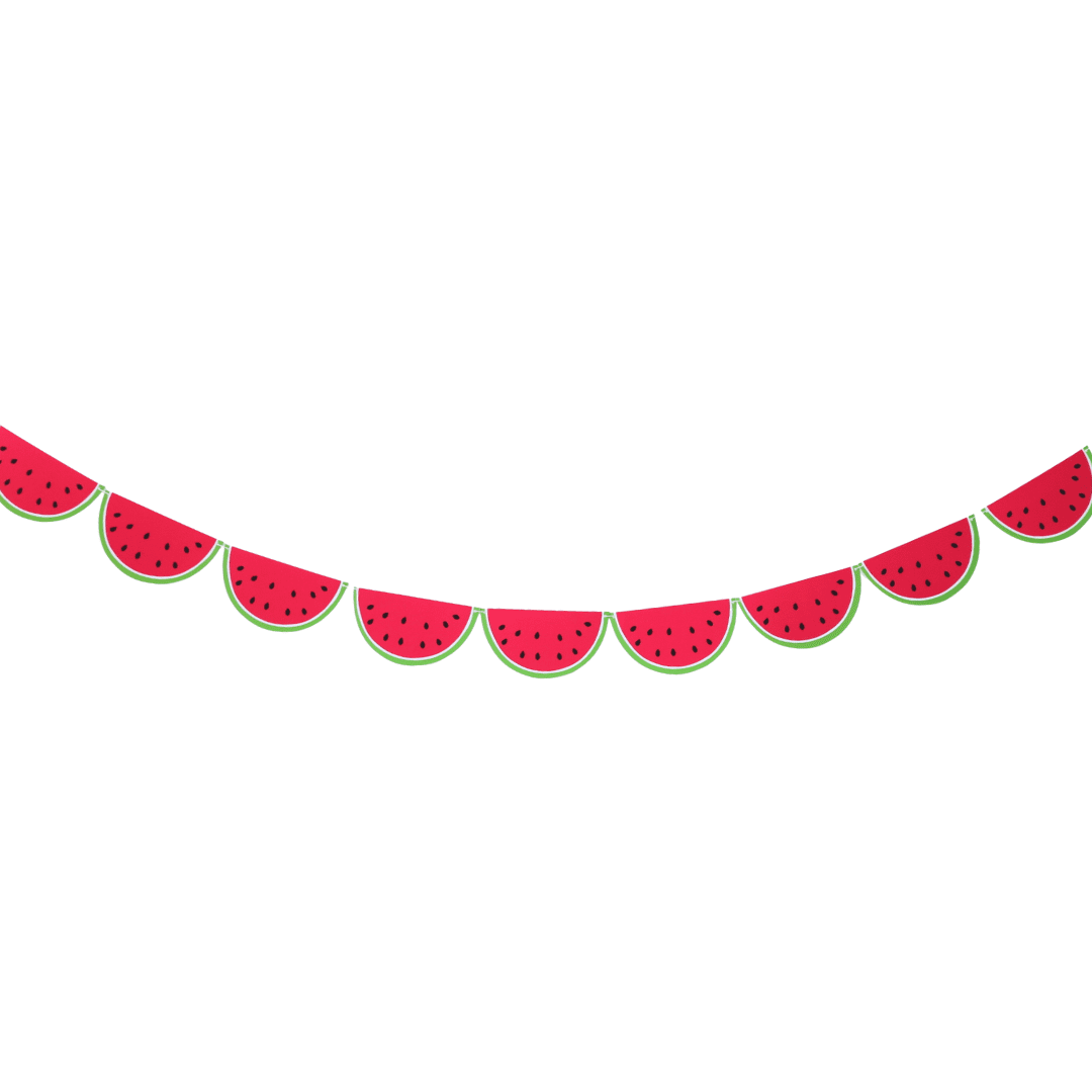 Bandeirola Mini Meia Lua - Melancia | 🎉 OPA Festas | Decoração Criativa ...