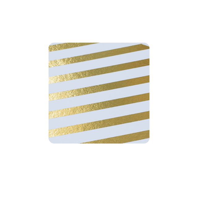 - Bandeirola Listras Douradas | OPA Festas!