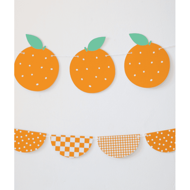 Bandeirola Mini Meia Lua - Laranja | 🎉 OPA Festas | Decoração Criativa ...
