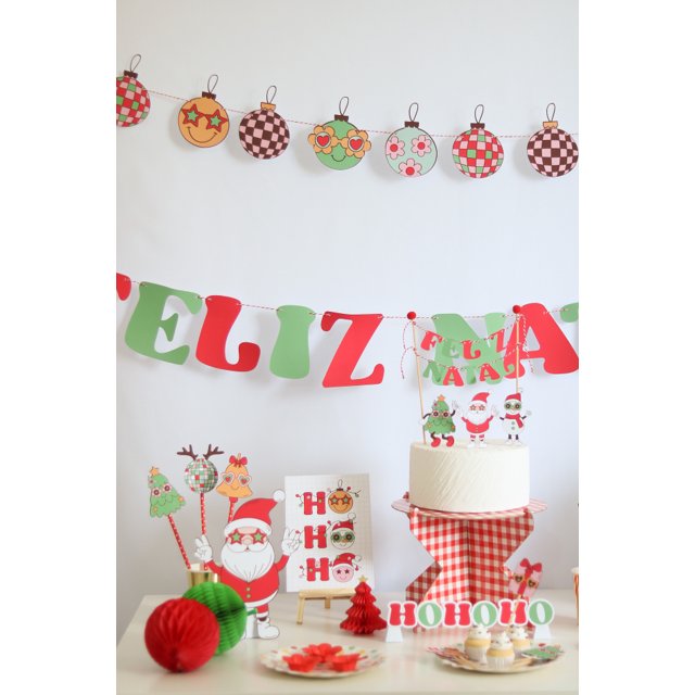 - Bandeirola Feliz Natal - Good Vibes | 🎉 OPA Festas | Decoração ...