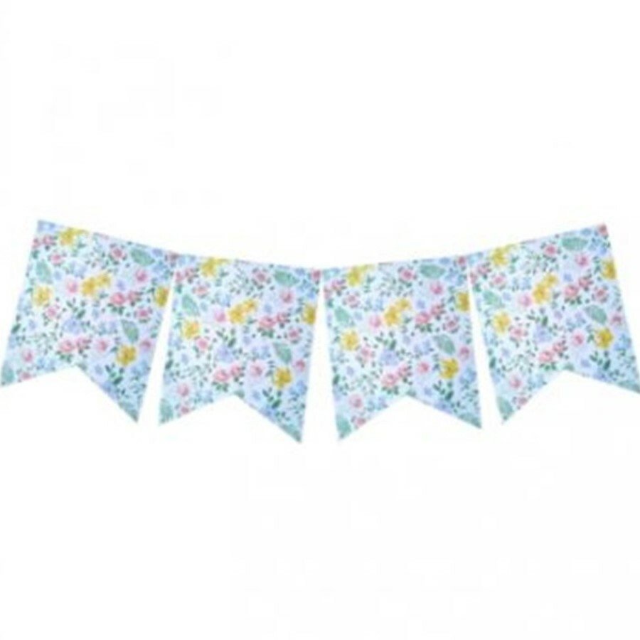 Bandeirola Flores do Jardim | 🎉 OPA Festas | Decoração Criativa e ...