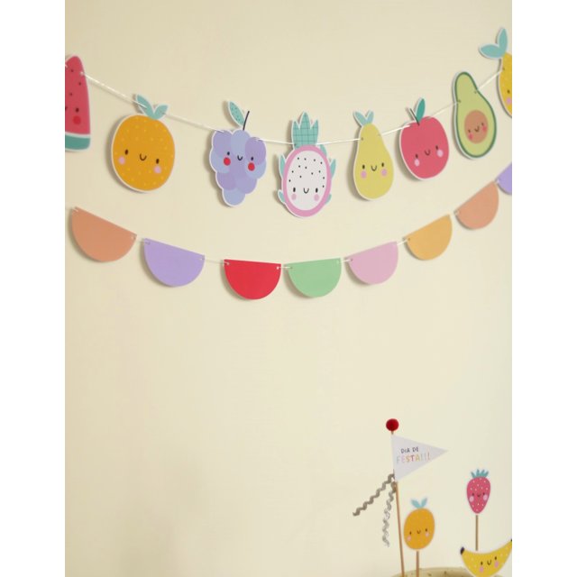 - Bandeirola Mini Meia Lua Colorida | 🎉 OPA Festas | Decoração Criativa ...