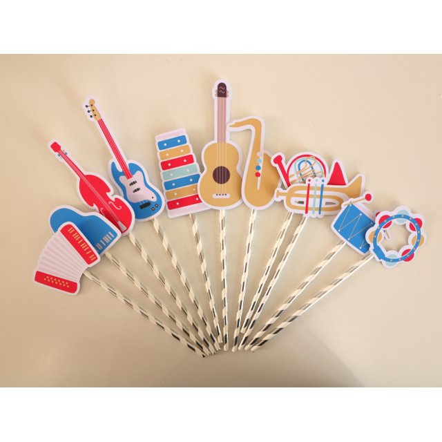 - Toppers G - 11 unidades - Música | 🎉 OPA Festas | Decoração Criativa ...