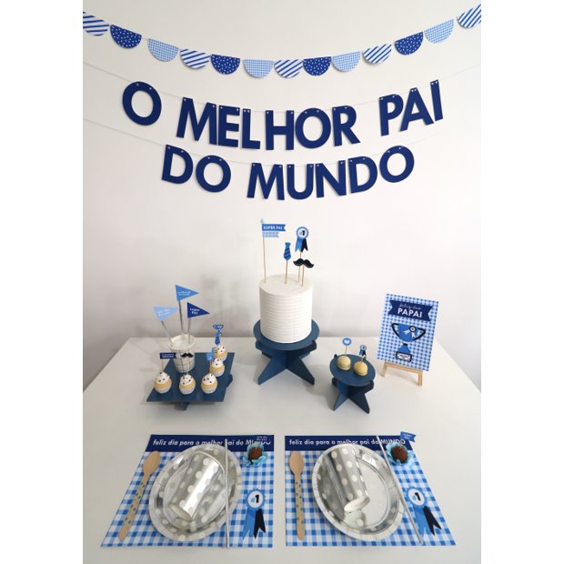 - Bandeirola Mini Meia Lua - Dia dos Pais | 🎉 OPA Festas | Decoração ...