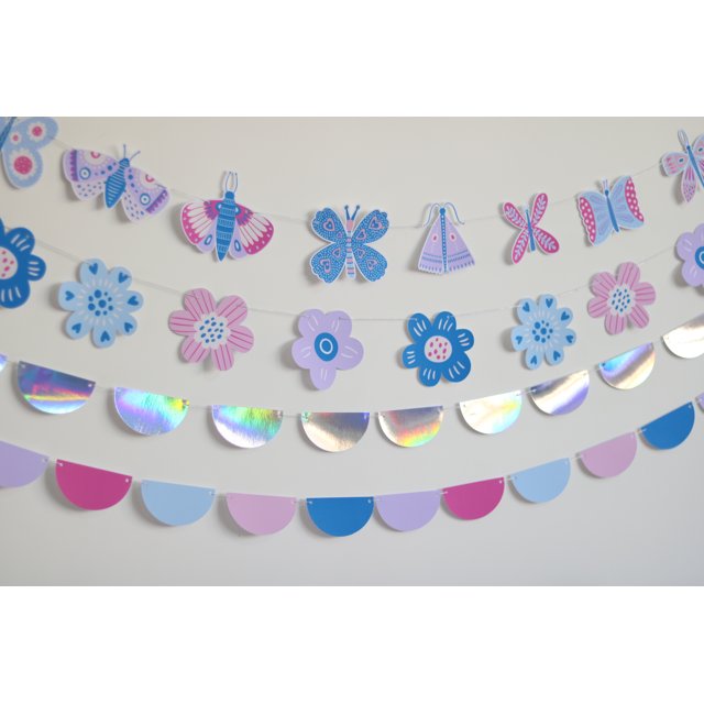 - Bandeirola Mini Meia Lua - Borboletas | 🎉 OPA Festas | Decoração ...