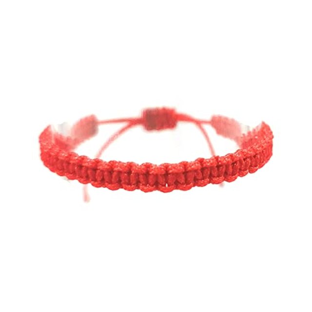 Pulseira kabbalah fio vermelho em macrame para recém nascido | Atelie ...