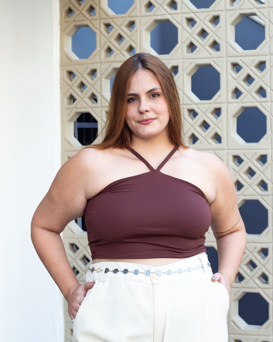 Top Jade Marrom | Selva Studio