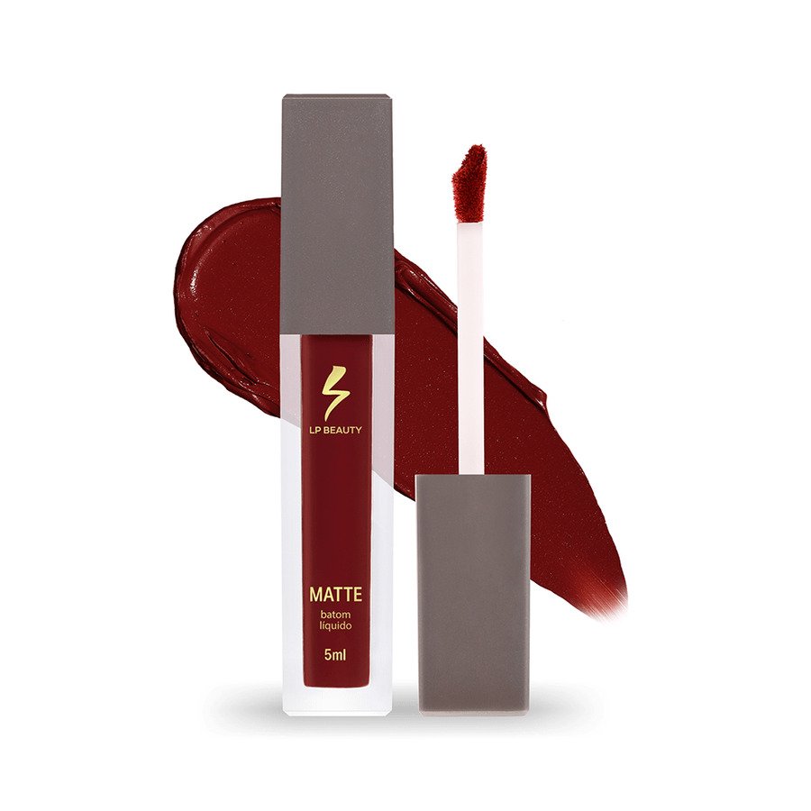 Batom Líquido Matte Merlot | LPBEAUTY