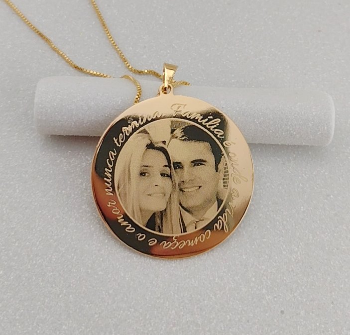 Colar personalizado com foto | Florência Joias