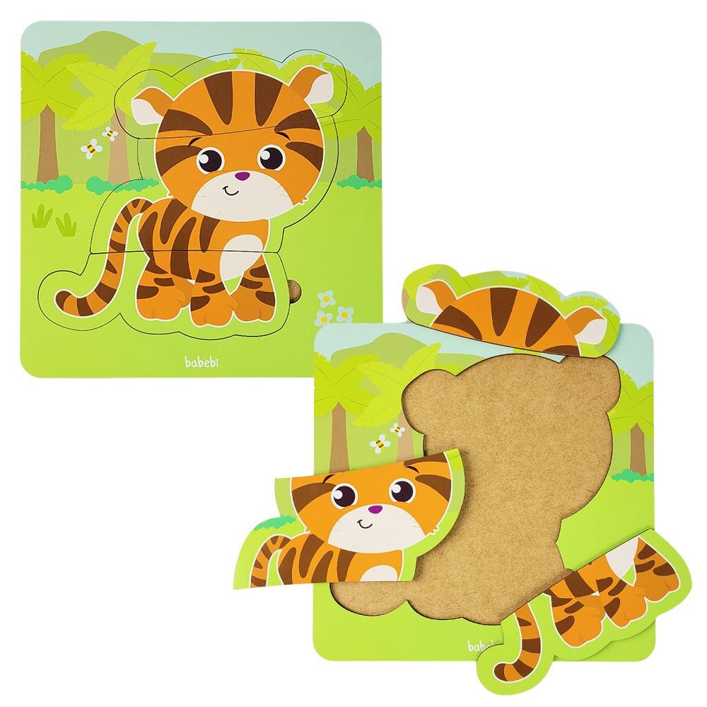 Quebra-Cabeça Baby Tigre | Imagine Brinquedos Educativos