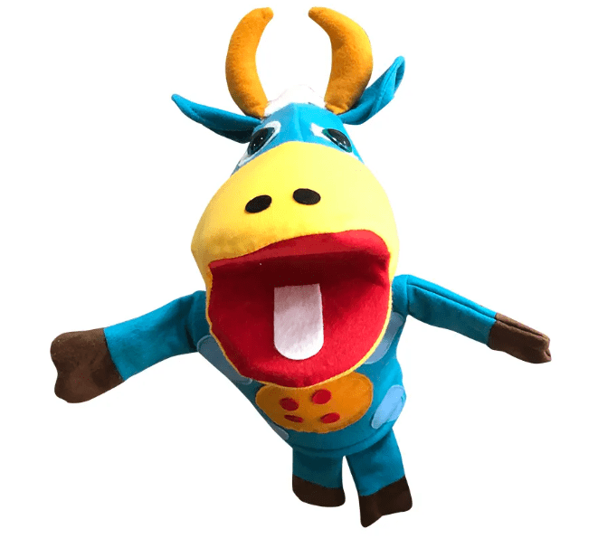 Fantoche de Vaca Ref: P015 | Imagine Brinquedos Educativos