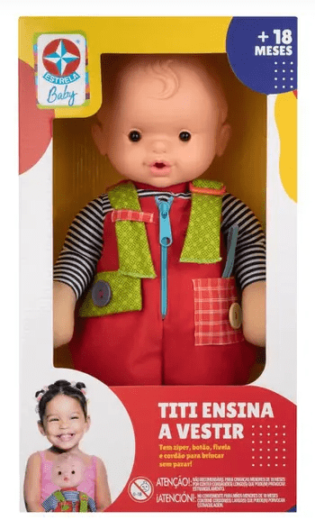 Titi Ensina A Vestir | Imagine Brinquedos Educativos