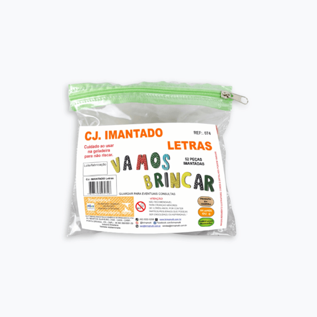 Conjunto Imantado Letras | Imagine Brinquedos Educativos