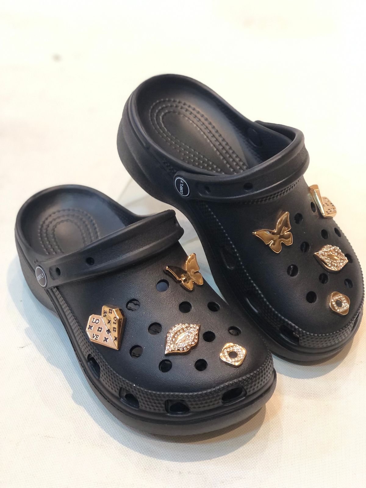 Crocs Preta Plataforma | Grandfino calçados