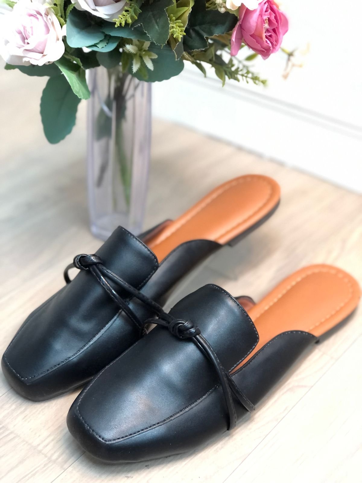 MULE PRETO NÓ | Grandfino calçados