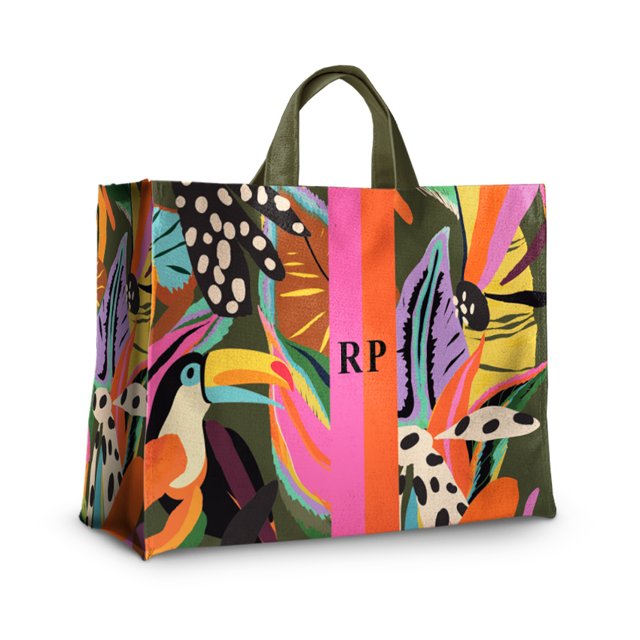 bolsa bagbag - folhagem tucano | Euqueronuvem