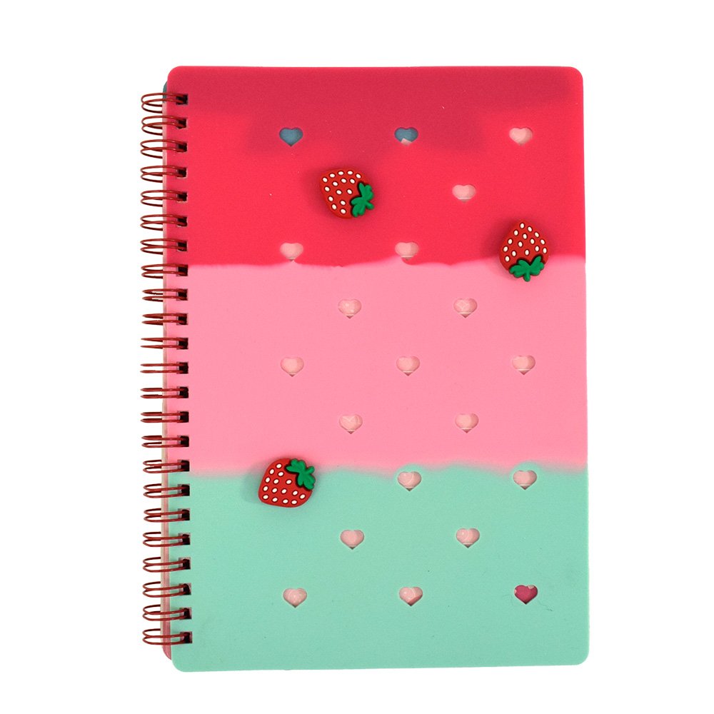 Caderno A5 Stickers Capa de Silicone Hello - Dac | Gebit Papelaria