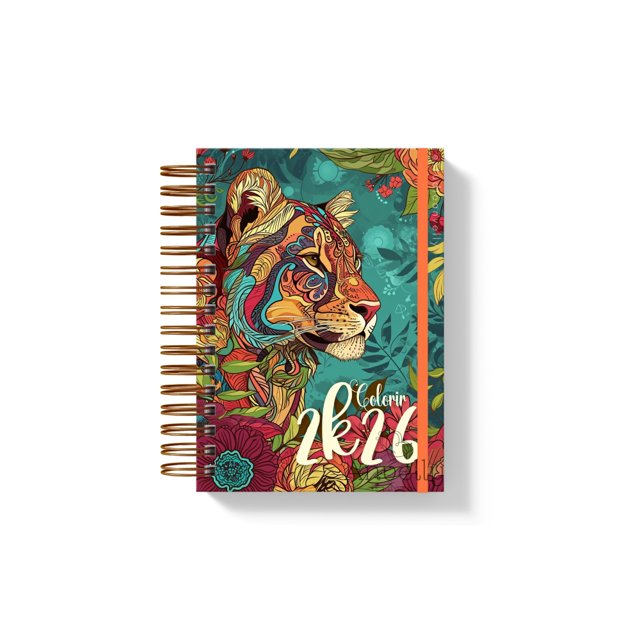 Agenda Coleção Coloring 2026/2027 - M02 | Studio Anvelly