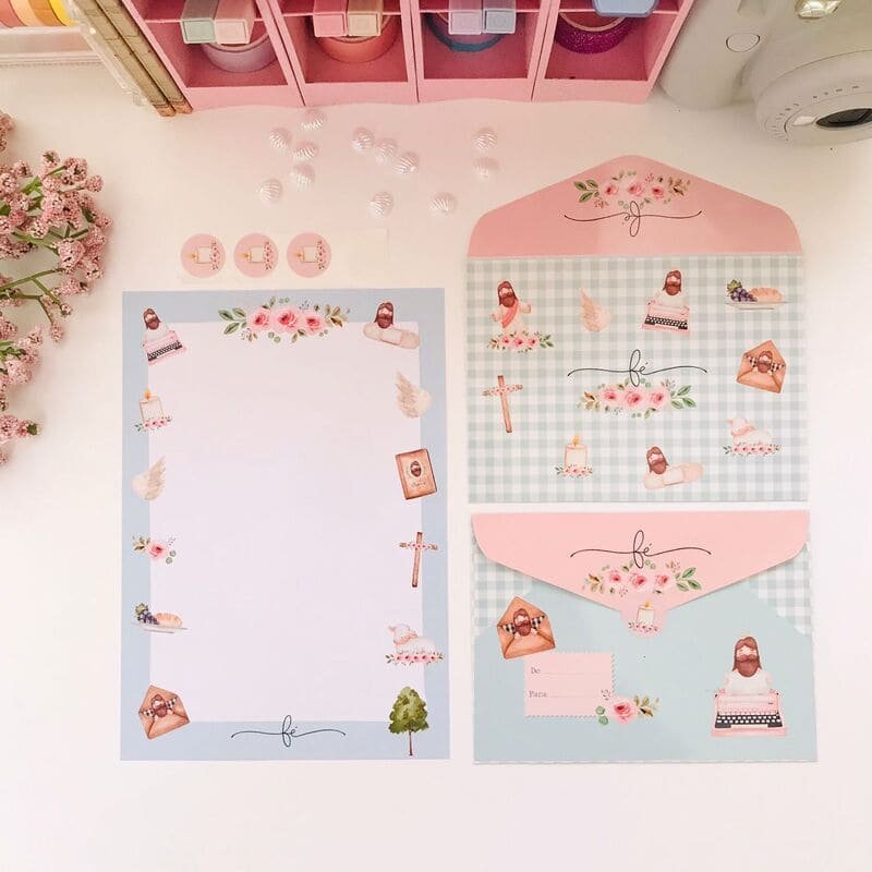 Kit Papel de Carta + Envelope La Palomita Meu Devocional c/4 - BUENDIA ...