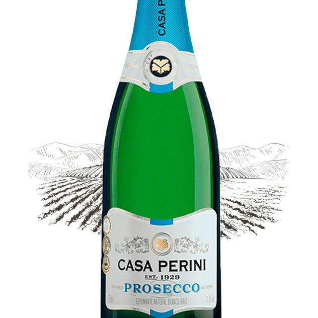 Espumante Casa Perini Prosecco Brut 750mL Kit 6 Unid | Armazém Nacional
