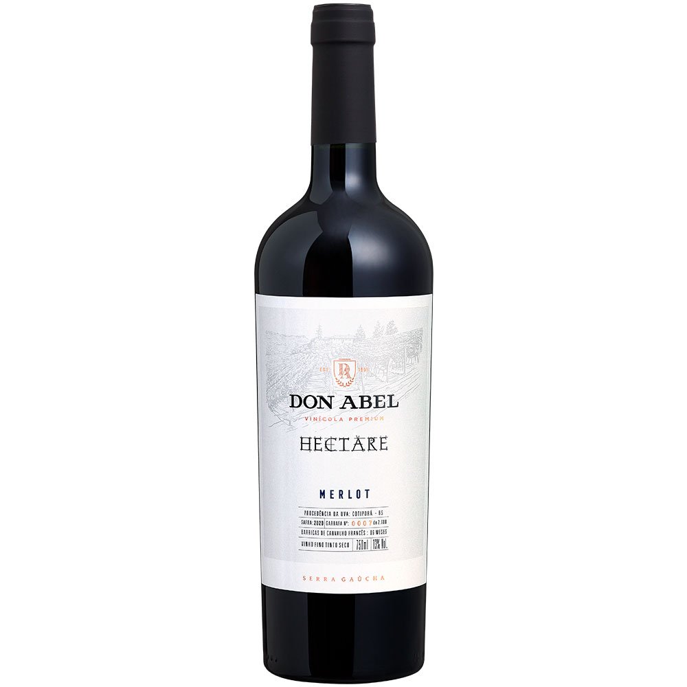 Vinho Tinto Brasileiro Don Abel Merlot Hectare - 750mL | Armazém Nacional