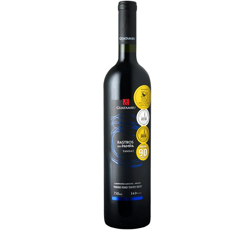 Vinho Guatambu Rastros do Pampa Tannat - 750 ml | Armazém Nacional