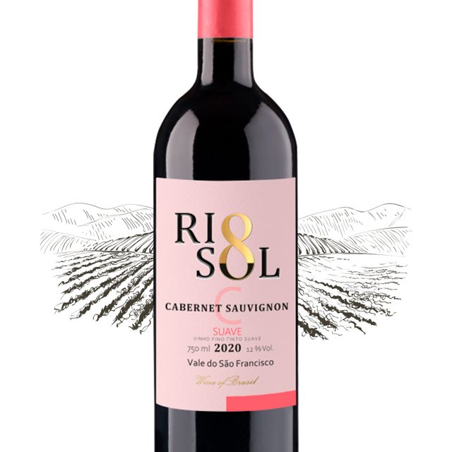 Vinho Rio Sol Cabernet Sauvignon Suave - 750mL | Armazém Nacional