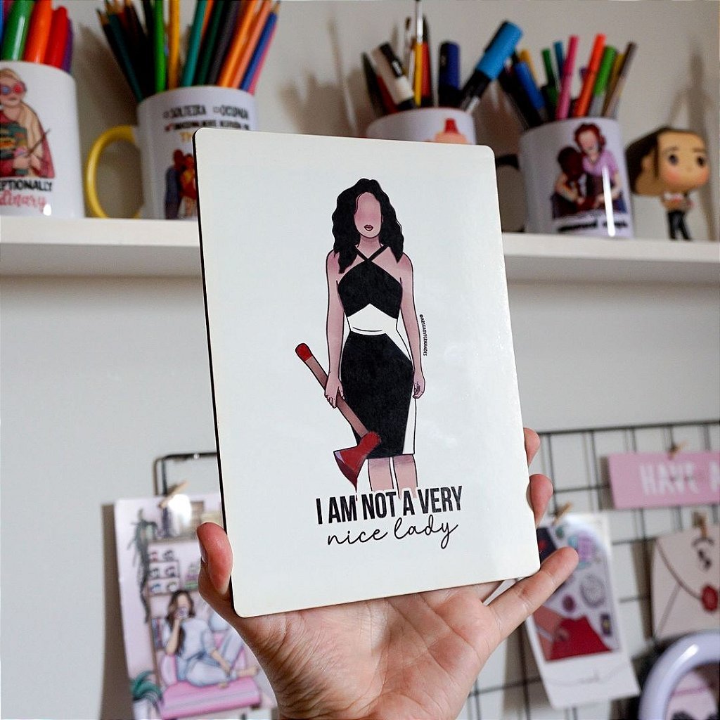 Quadro Eve - Killing Eve | Art Gaby Fernandes