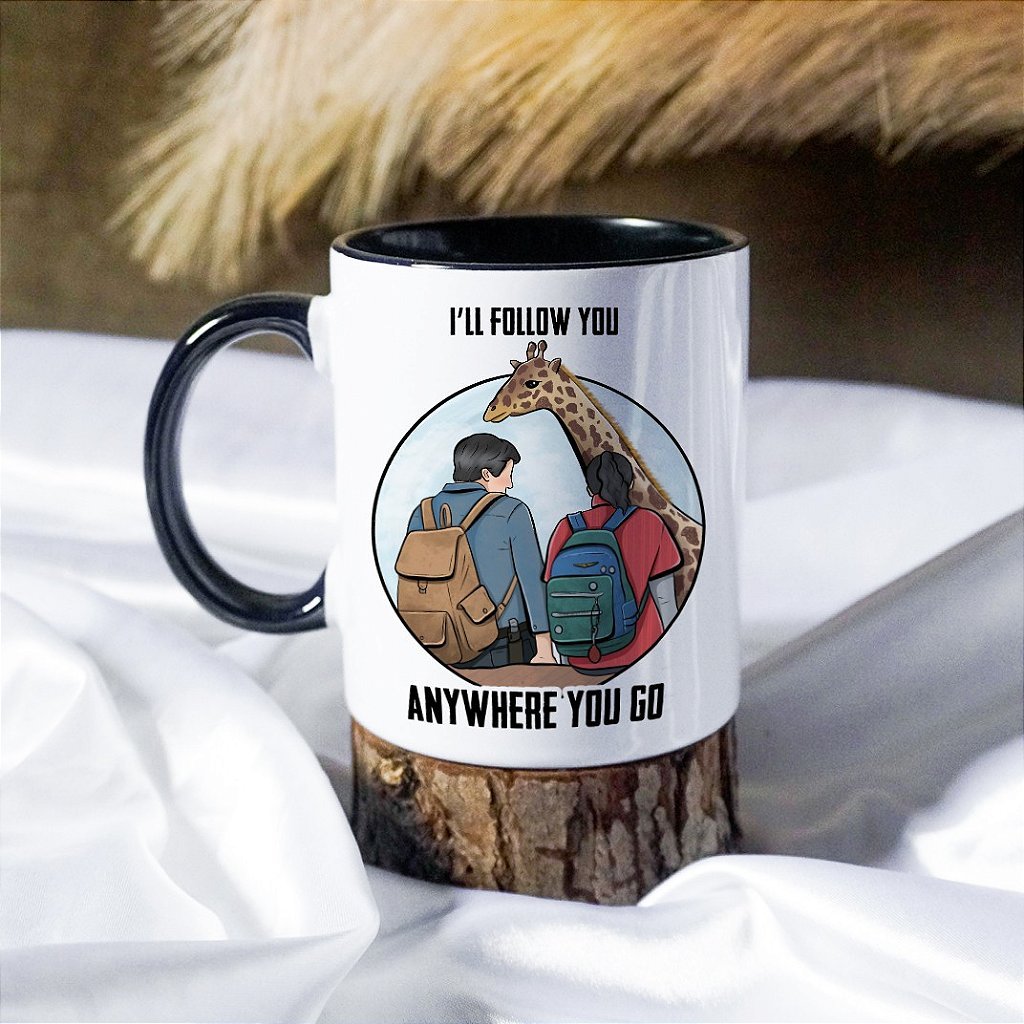 Caneca The Last of Us - Joel e Ellie | Art Gaby Fernandes