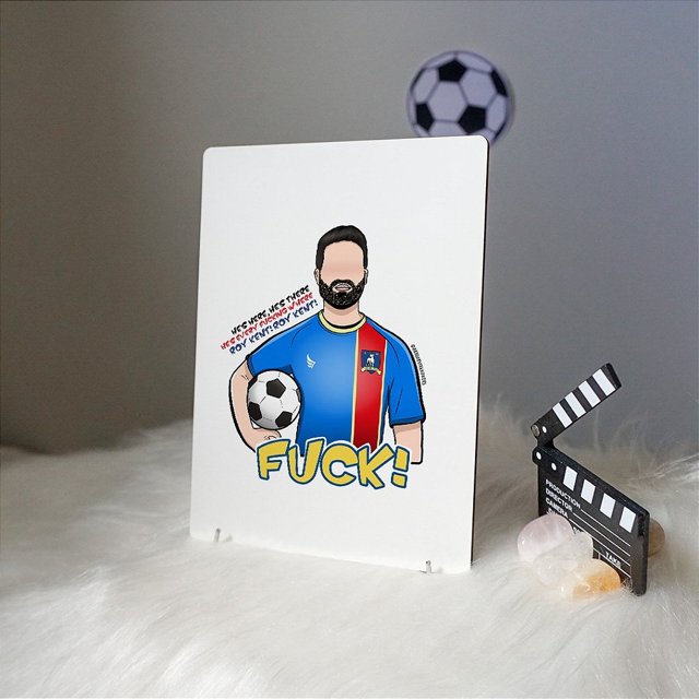 Quadro Roy Kent - Ted Lasso | Art Gaby Fernandes