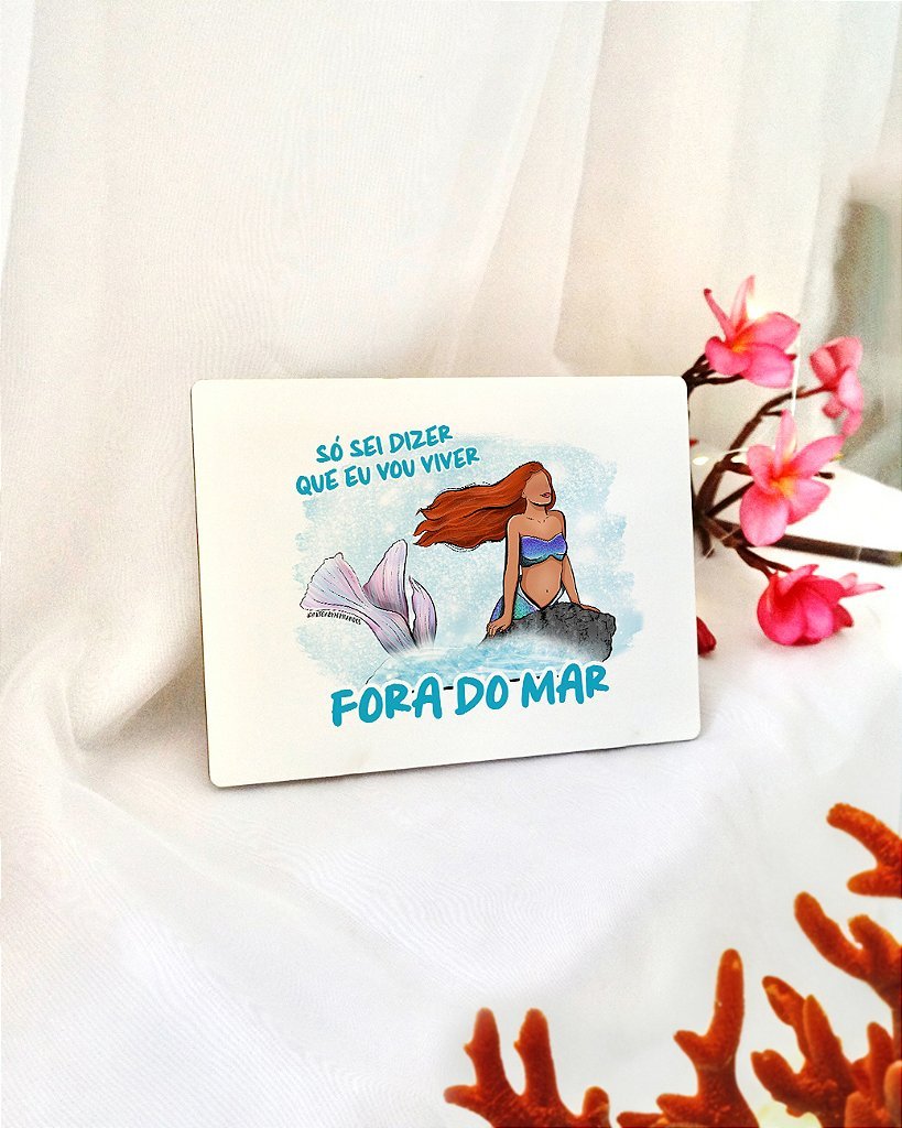 Quadro A Pequena Sereia Live Action | Art Gaby Fernandes