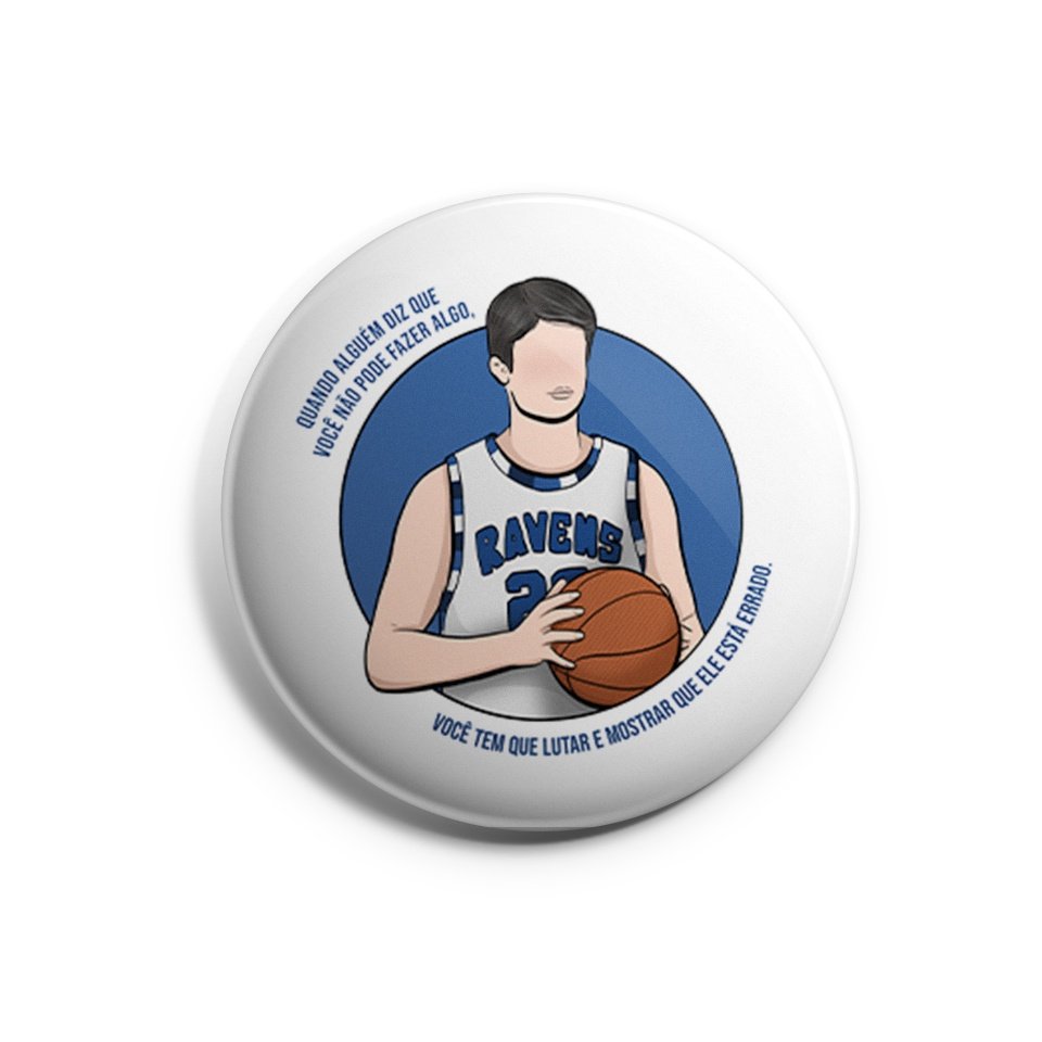 Botton Nathan Scott - One Tree Hill | Art Gaby Fernandes