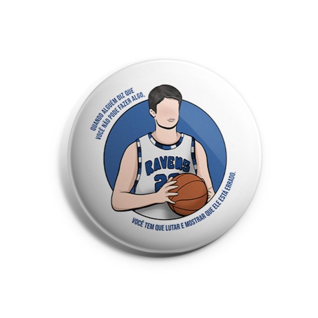 Botton Nathan Scott - One Tree Hill | Art Gaby Fernandes